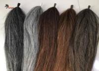 China Brown Industrial Bulk Horsehair 6in 8in Horse Hair Tassel Diy for sale