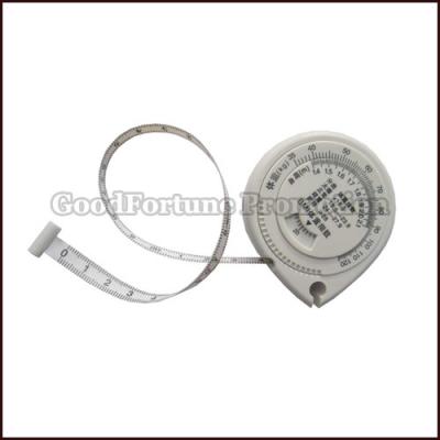 China Custom BMI Tape Measure with Body Fat Analysis ABS 6.2x5.5x2cm for Fitness for sale