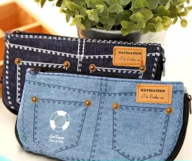 China Custom Canvas Pen Pencil Cosmetic Storage Pouch Bag Large Capacity 30-40 Pens Zipper for sale