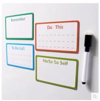 China Customized Erasable Magnetic Fridge Notebook Soft Flexible With Pen for sale