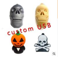 China Custom Soft PVC Santa Claus Christmas USB Flash Drive 16GB 32GB 64GB 128GB Promotional Gift for sale