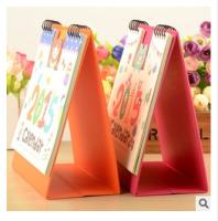 China Eco-friendly Desk Calendar 15x15.5cm Custom Logo Promotional Paper Calendar for sale