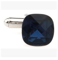 China Versatile Crystal Zinc Alloy Cufflinks Practical Personalized Business Gifts for sale