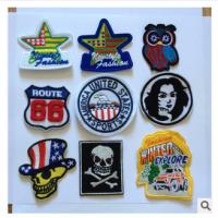 China Eco Friendly Polyester Custom Embroidered Patches Modern Design For Handbags for sale
