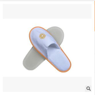 China Custom Logo Disposable House Slippers Towel Cloth for Hotel Spa Guest 1000 MOQ for sale