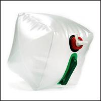 China large capacity plastic portable camping folding water bag tank with handle logo for sale
