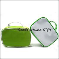 China Custom Waterproof PVC Cosmetic Wash Bag with Tote Handle 500 Pcs MOQ for sale