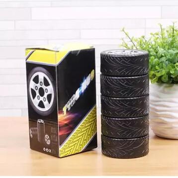 China Custom Stainless Steel Insulated Coffee Mug 500ml Travel Tumbler with Tire Design for sale
