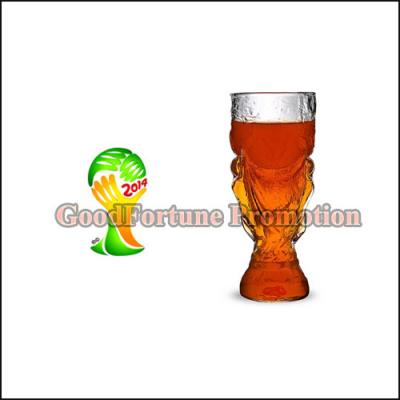 China Multifunctional Custom World Cup Beer Glass Memorable Creative Promotional Gift for sale