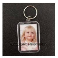 China Custom Photo Frame Acrylic Keychain 5.6x4cm with Logo Printing for Promotional Gifts for sale