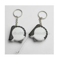 China printed logo measurement tape keychain keyrings for sale