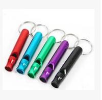 China Custom Engraved Metal Whistle Keychain Promotional Gift 500pcs MOQ for sale