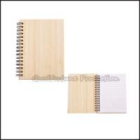 China Eco Friendly Notebook Sticky Notes Bamboo Lined Paper Meeting Custom Spiral Bound Notebook for sale