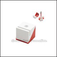 China Custom Eco ABS Pen Holder Card Organizer with Paper Clip 4.6cm Desk Accessory for sale