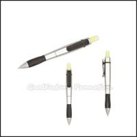 China Highlighter Ergonomic Ballpoint Pen Note Taking and Textbook Custom Ballpoint Pen for sale