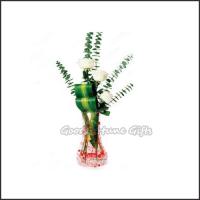 China Custom Eco Plastic Folding Desk Portable Flower Vase 27x14cm Home Decor Gift for sale