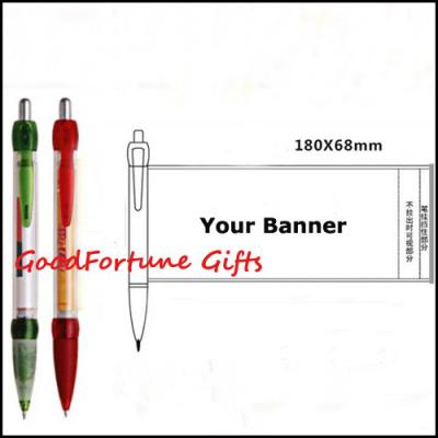 China Custom Banner Ballpoint Pen 14.5cm with QR Code Eco-Friendly Promotional Gift for sale