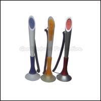 China Ergonomic Desk Suction Ballpoint Pen with Sticky Base 15x0.8cm Custom Logo for Nurse Station for sale