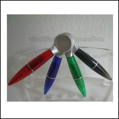 China Custom Badge Shape Twist Ballpoint Pen Promotional Business Gift 9cm ABS Plastic for sale