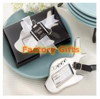 China Memorable Personalized Luggage Tags Celebrations Silver Wedding Gift for sale