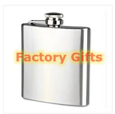 China Personalized 6oz Stainless Steel Hip Flask Engraved Wedding Souvenir Gift 11x7cm for sale