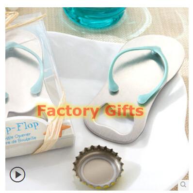 China Custom Stainless Steel Slipper Bottle Opener Wedding Favor 500pcs MOQ Blue for sale