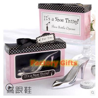 China Metal High Heel Bottle Opener Wedding Party Favors Custom Logo 500 Pcs for sale