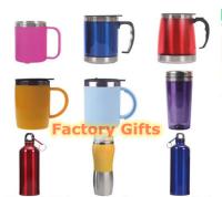 China 11 oz Insulated Coffee Mug Plastic Exterior Stainless Steel Interior Custom Logo for sale