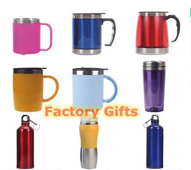 China 11 oz Insulated Coffee Mug Plastic Exterior Stainless Steel Interior Custom Logo for sale