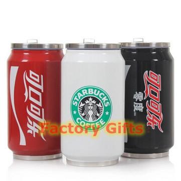 China Customizable Cola Can Shaped Vacuum Stainless Steel Double Wall Tumbler 10x11.5x8cm for sale