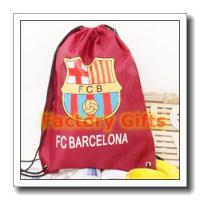 China Custom Large Capacity Drawstring Bags 30x40cm Polyester Promotional Club Gifts for sale
