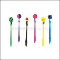 China Promotional LED Light Ballpoint Pen 0.7mm Five Point Star Design for Kids Custom Logo for sale