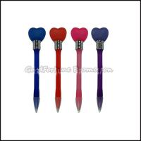 China Promotional LED Light Ballpoint Pen 0.7mm Five Point Star Design for Kids Custom Logo for sale