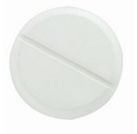 China Custom Logo PU Foam Tablet Shape Stress Ball 2.5 Inch Anti Anxiety Reliever for sale