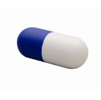 China Custom Logo PU Foam Tablet Shape Stress Ball 2.5 Inch Anti Anxiety Reliever for sale
