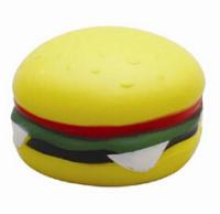 China Custom Logo Hot Dog Hamburger PU Foam Stress Balls 1000 Pieces Minimum Order for sale