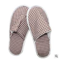 China Custom Logo Disposable House Slippers Towel Cloth for Hotel Spa Guest 1000 MOQ for sale