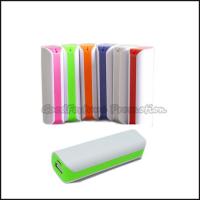 China Custom Dual USB LED Power Bank 2200mAh Portable Charger with Flashlight for sale