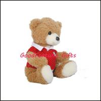 China Medium Sized Stuffed Brown Custom Plush Teddy Bear For Business Gifts for sale