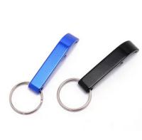 China Custom Laser Engraved Aluminum Keychain Bottle Opener 11x7cm Wedding Favor for sale