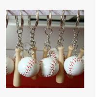 China Custom Cricket Glove Stick Set Sport Keychain Gifts 0.1 lbs Wood PU for sale