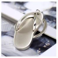 China Metal Rotary Earth Keychain 3 Inch Double-Sided Design Durable Metal Keyring for Keys ID Cards for sale
