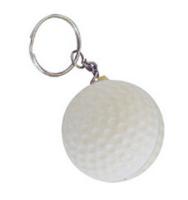 China Custom PU Foam Sports Ball Stress Keyring Basketball Cricket Golf Soccer Football Tennis 4-6 cm for sale