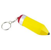 China Custom PU Foam Stress Keyring Star Heart Pencil Tire Shape 8-10cm Double Sided Printing for sale