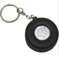 China Custom PU Foam Stress Keyring Star Heart Pencil Tire Shape 8-10cm Double Sided Printing for sale