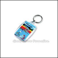 China Custom Photo Frame Acrylic Keychain 5.6x4cm with Logo Printing for Promotional Gifts for sale