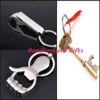 China Metal Guitar Bottle Opener Keychain Customizable Zinc Alloy Keyring 500pcs MOQ for sale