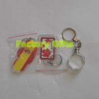 China Custom Acrylic Keychain with LED Flashlight Double Sided Design 5cm Cute Shape for sale