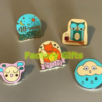 China Custom Enamel Badge Pin Princess Anastasia Fantasy Pin 1.5 Inch Father's Day Gift for sale