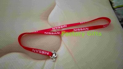 China Custom Printed Polyester Lanyard with Metal J Hook 36 Inch for ID Badges and Keys for sale
